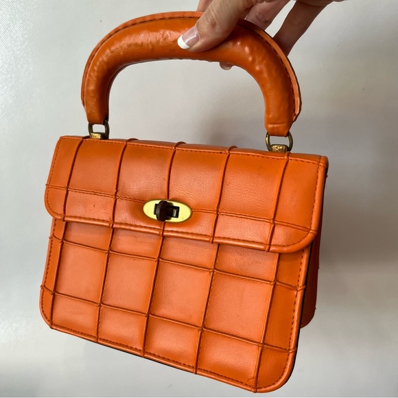 Bags | Vintage Orange Mini Bag 6s 70s | Poshmark